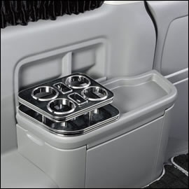 ハイエース用 LEGANCE カップホルダー(リアコンソール)を販売。 カスタムパーツ専門店 200Kモータリング